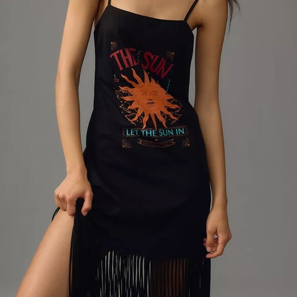 FARM Rio | Dresses | Farm Rio Slim Fringe Maxi Dress | Poshmark